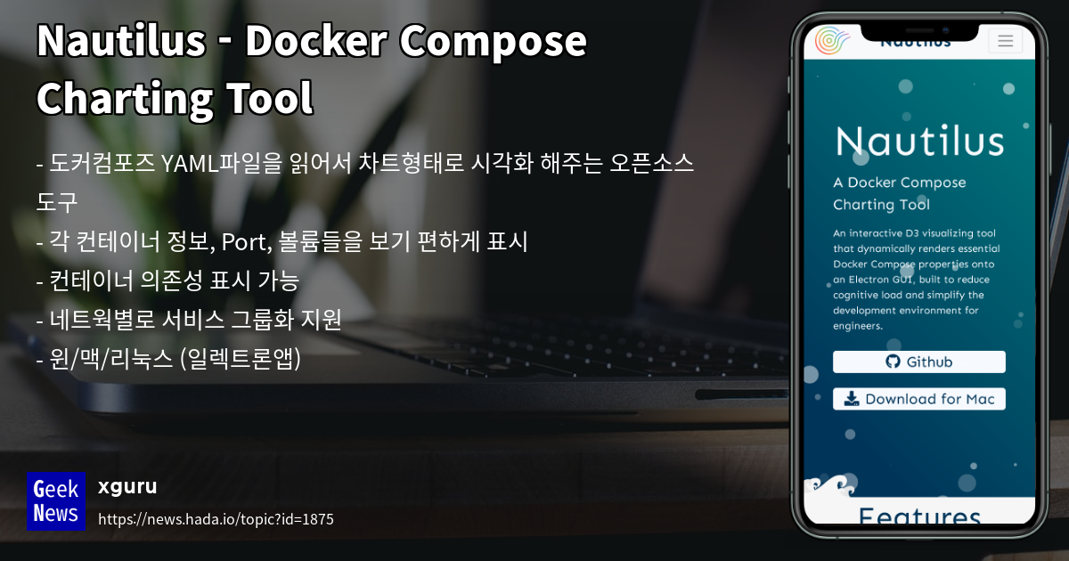 Nautilus - Docker Compose Charting Tool | GeekNews