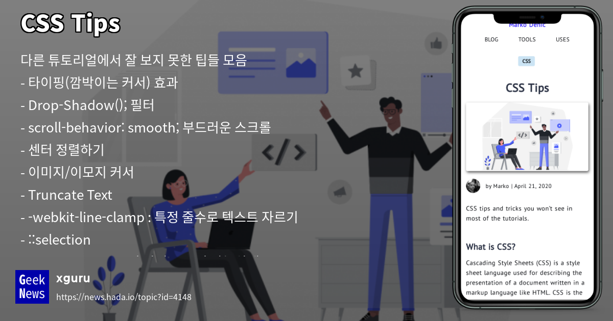 CSS Tips | GeekNews