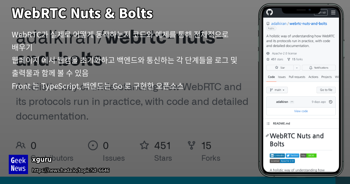 WebRTC Nuts & Bolts | GeekNews